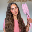 Pro Mini Hair Waver 25mm - Pink - Mermade Hair EU