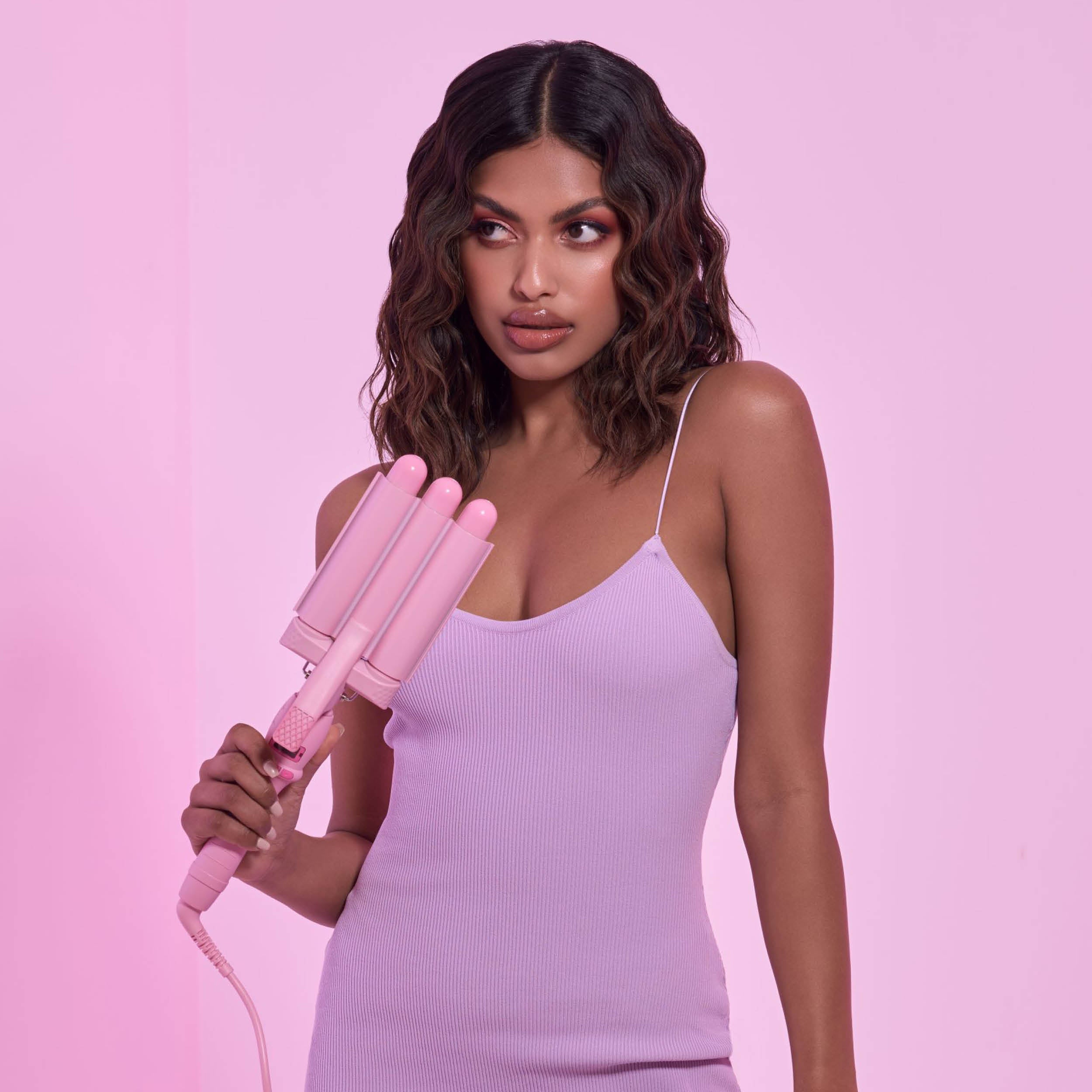 Pro Mini Hair Waver 25mm - Pink - Mermade Hair EU – Mermade Hair™ EUROPE